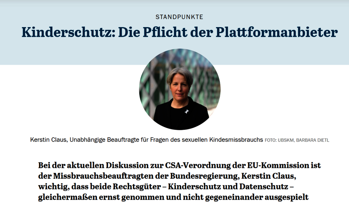 Child protection: The duty of platform providers: Childrens Rights Digital