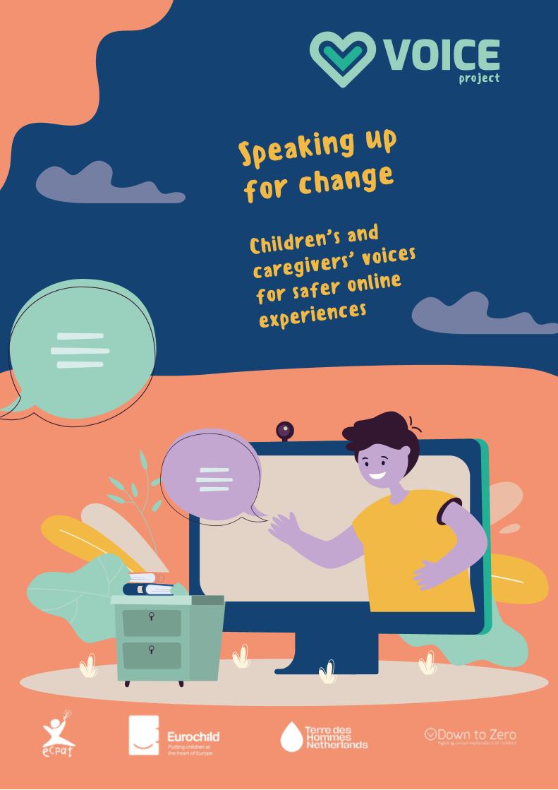 VOICE: Speaking up for change Children’s and caregivers’ voices for ...